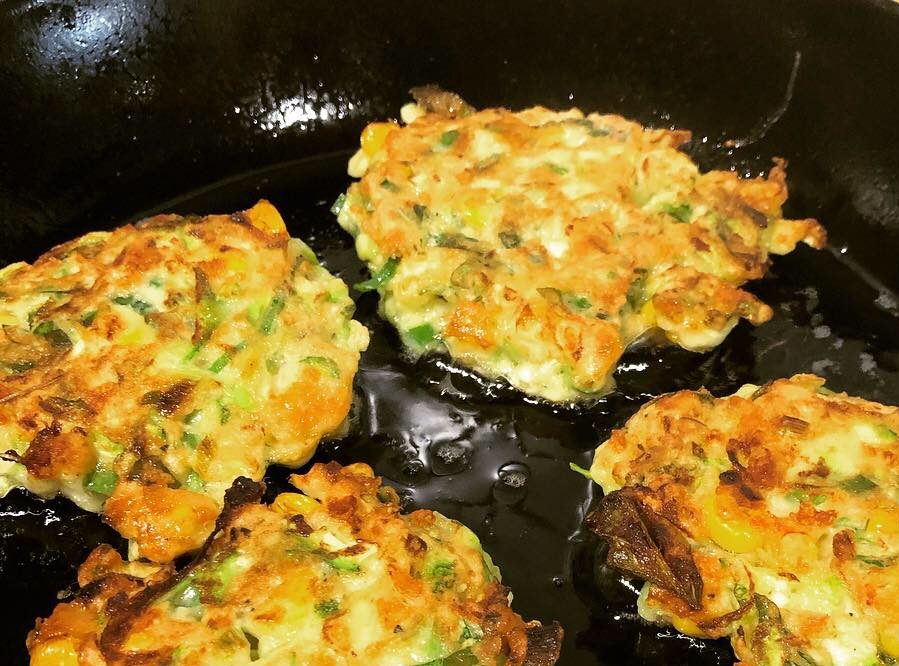 Zucchini, Corn & Two Cheese Fritters (for Pru) - Margaret River Farmers ...